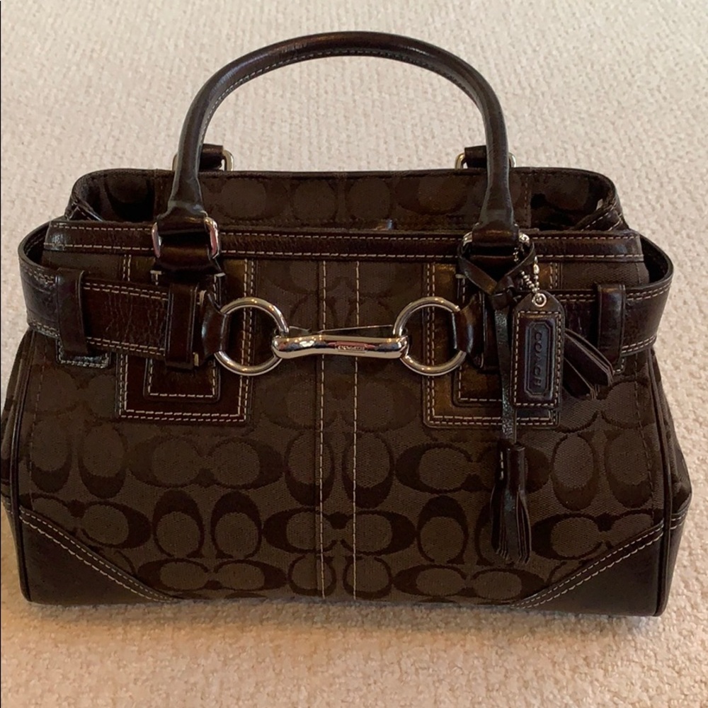 Coach Signature Collection Handbag - Gem